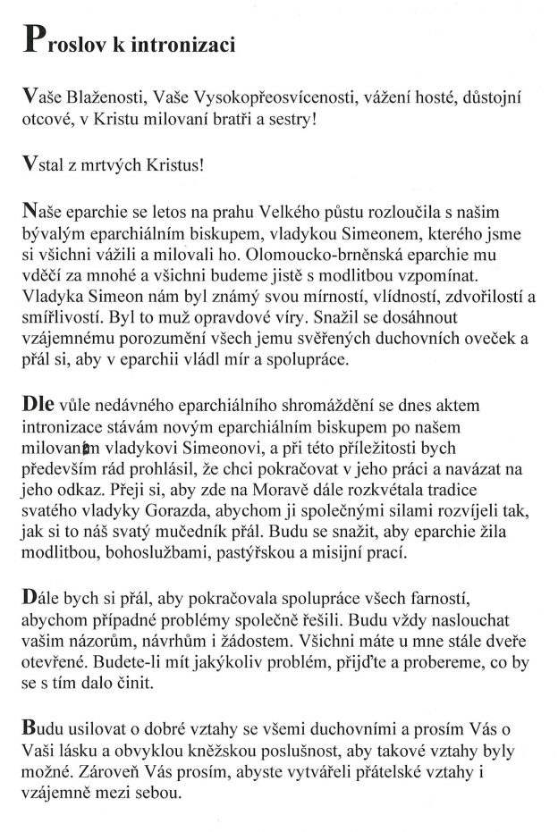 Olomoucko-brněnská eparchie | Vítejte na oficiálních stránkách Olomoucko-brněnské eparchie ...